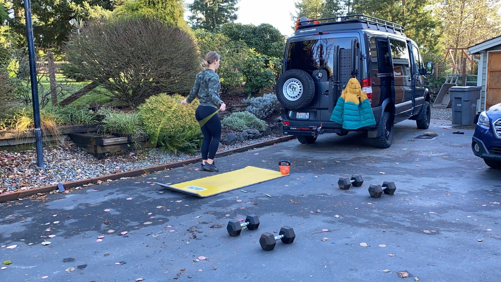 Our Sprinter Van/RV Gym Setup - The Vantastic Life
